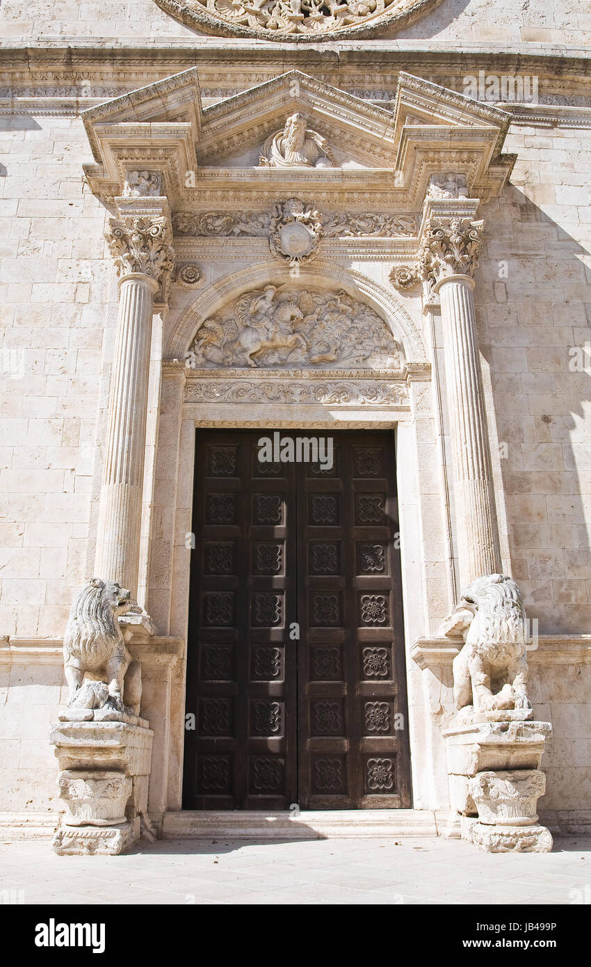 St. Eustachio Cathedral. Acquaviva delle Fonti. Puglia. Italy Stock ...
