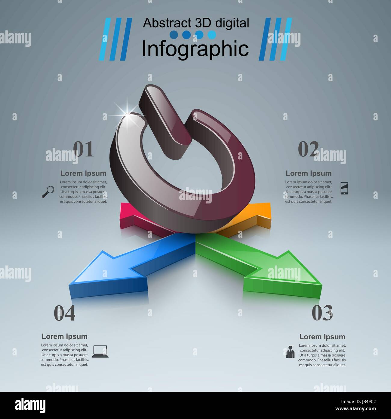 Switch icon. Abstract business infographic Stock Vector Image & Art - Alamy
