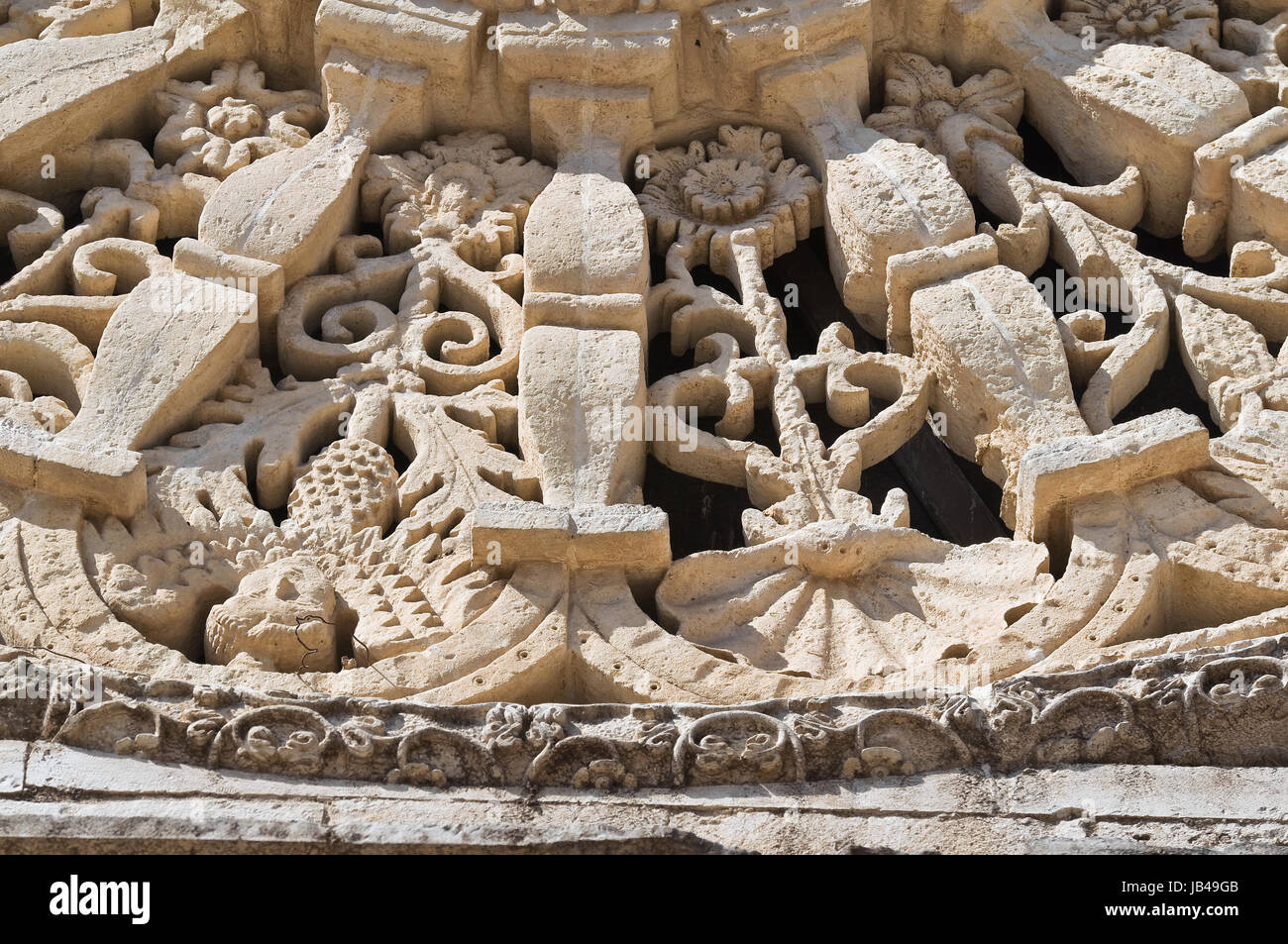 St. Eustachio Cathedral. Acquaviva delle Fonti. Puglia. Italy Stock ...