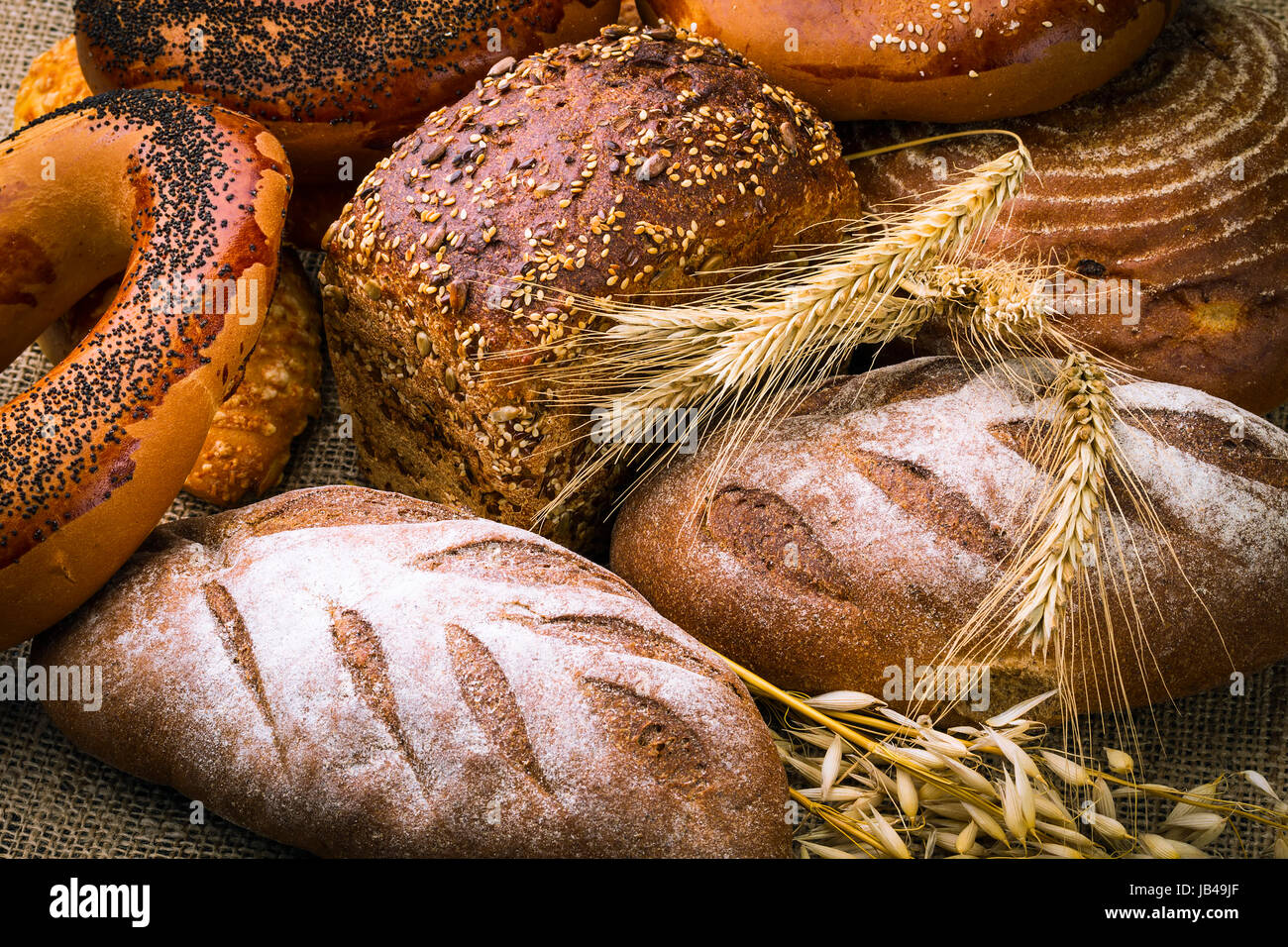 background from fresh white bread Stock Photo - Alamy