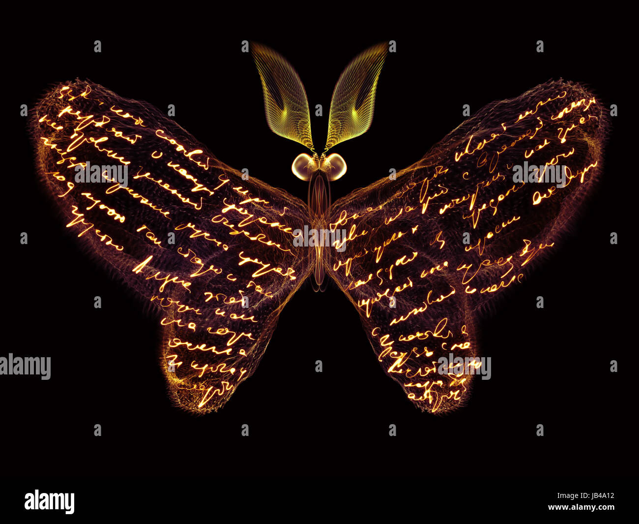 Never Were Butterflies series. Composition of isolated butterfly ...