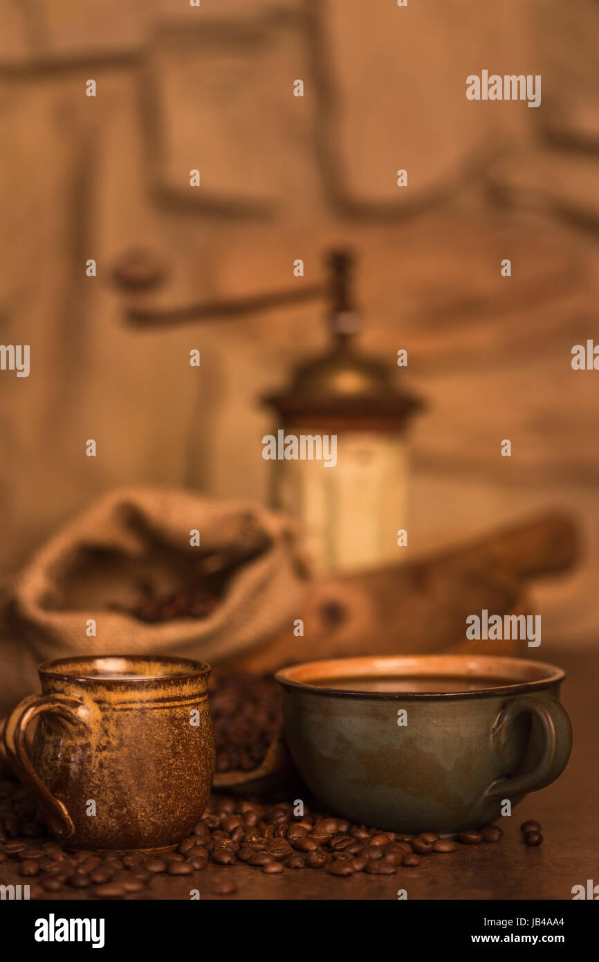 coffee still life Stock Photo - Alamy