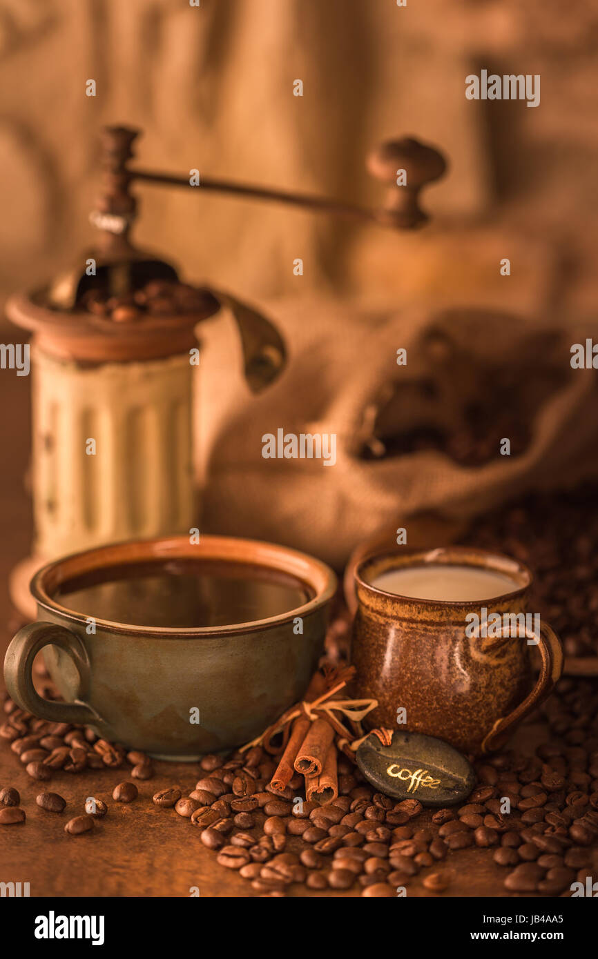 coffee still life Stock Photo - Alamy