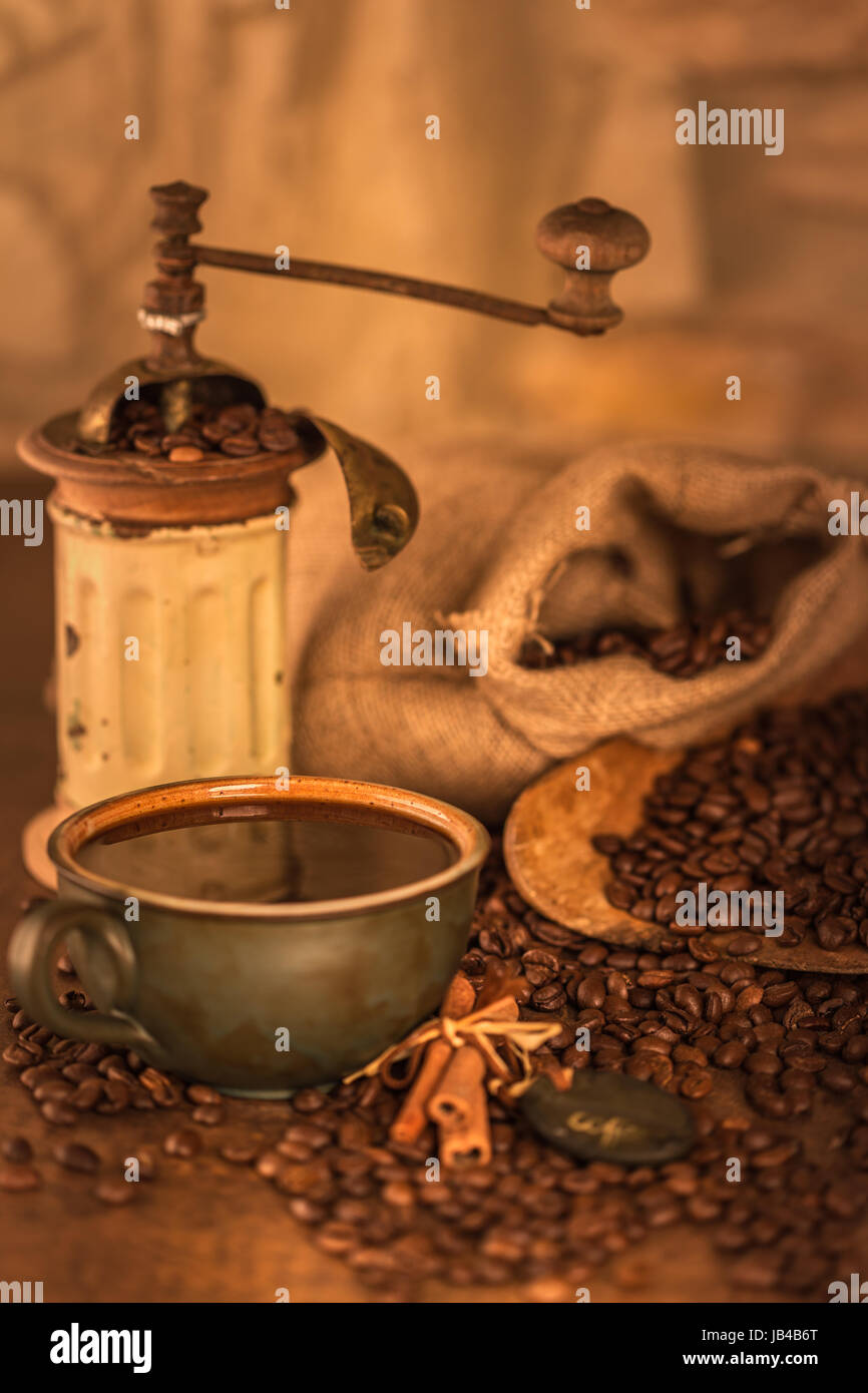 coffee still life Stock Photo - Alamy
