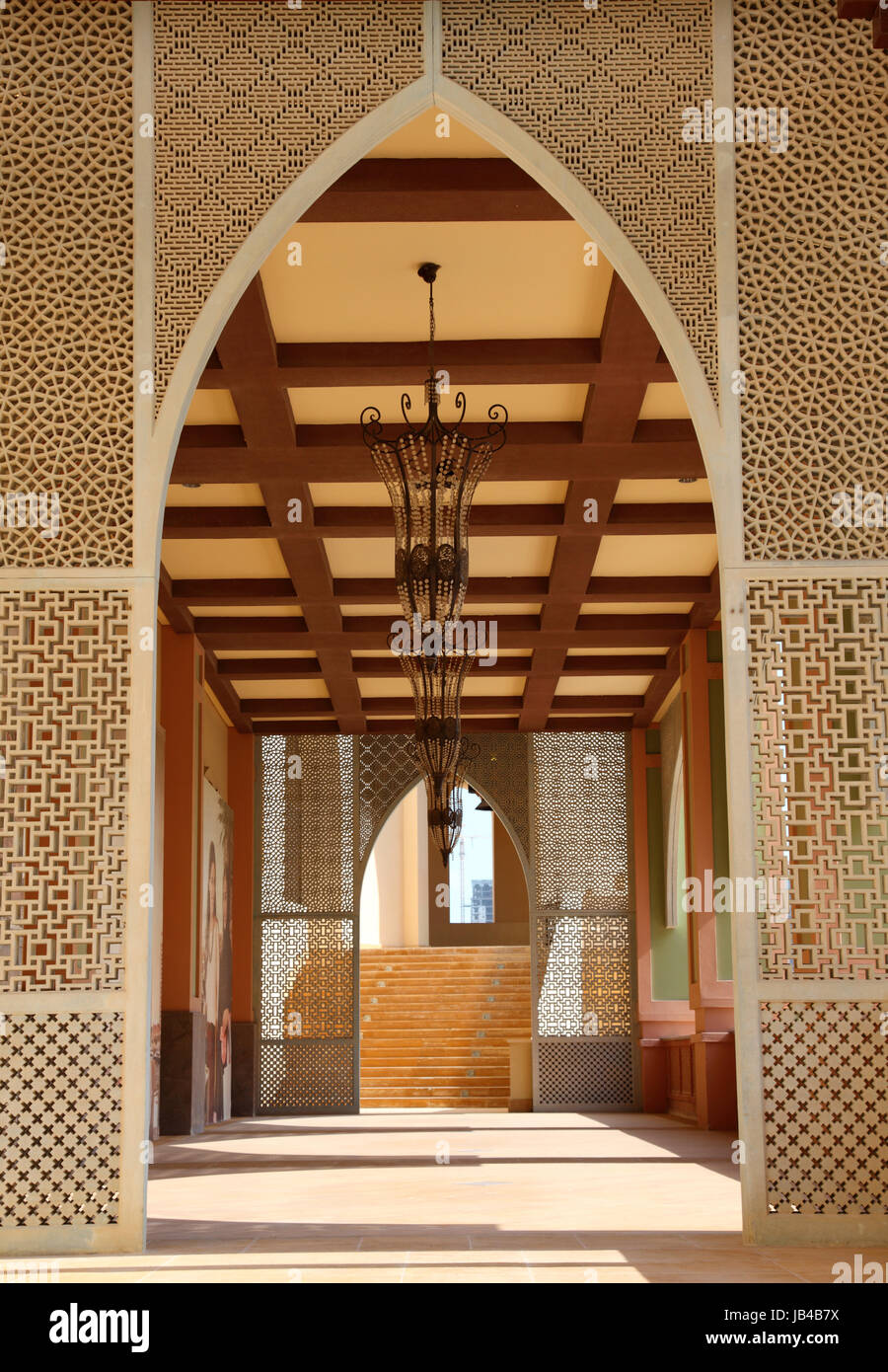 Traditional arabian architecture in Doha, Qatar, Middle East Stock ...