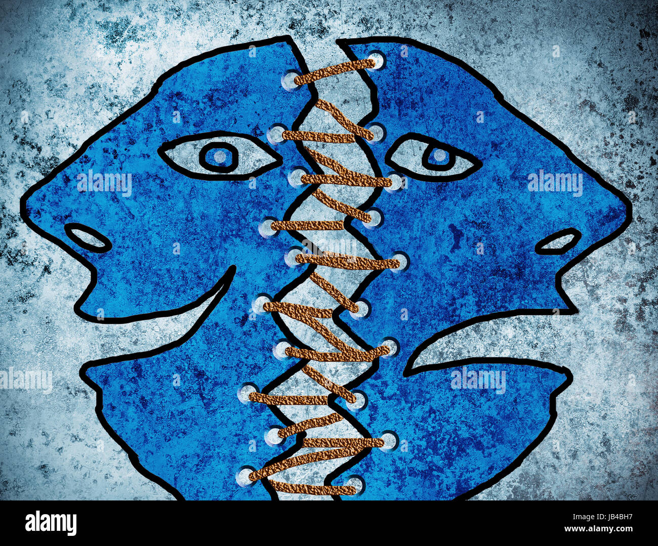 Double personality hi-res stock photography and images - Alamy