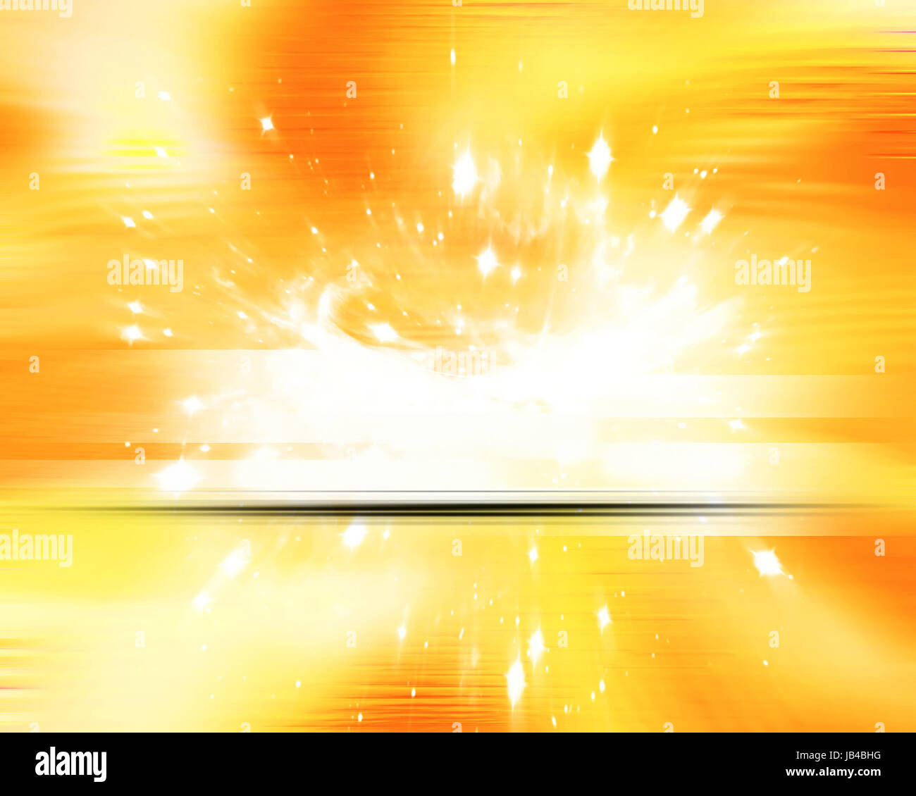 yellow abstract background with explosion of light Stock Photo - Alamy