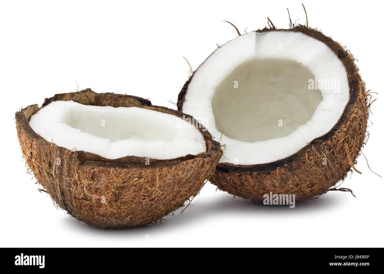 Perfect fresh coconut isolated on white background Stock Photo - Alamy