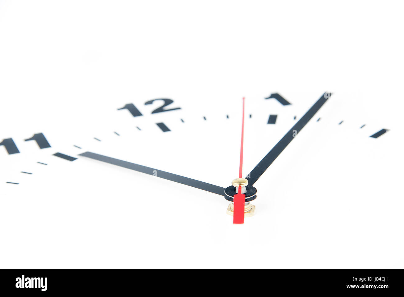 Dial of the clock isolated on white background Stock Photo - Alamy