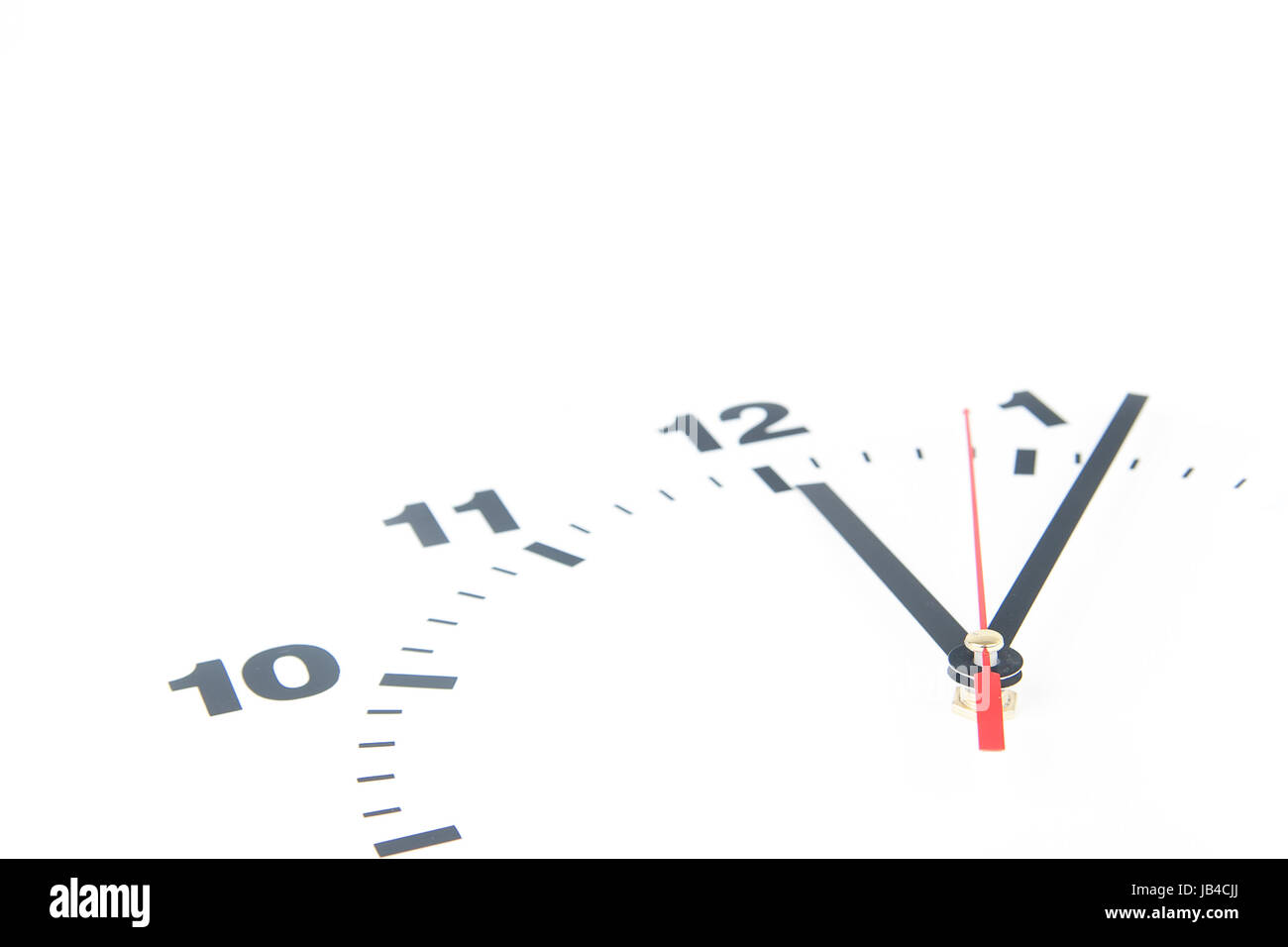 Dial of the clock isolated on white background Stock Photo - Alamy