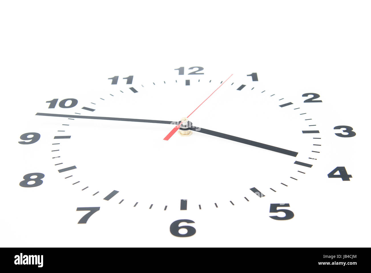 Dial of the clock isolated on white background Stock Photo - Alamy