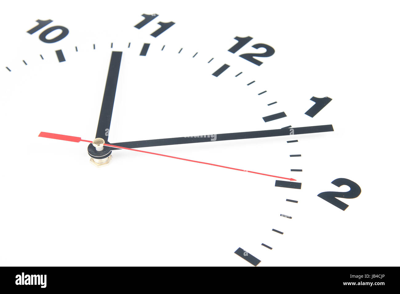 Dial of the clock isolated on white background Stock Photo - Alamy