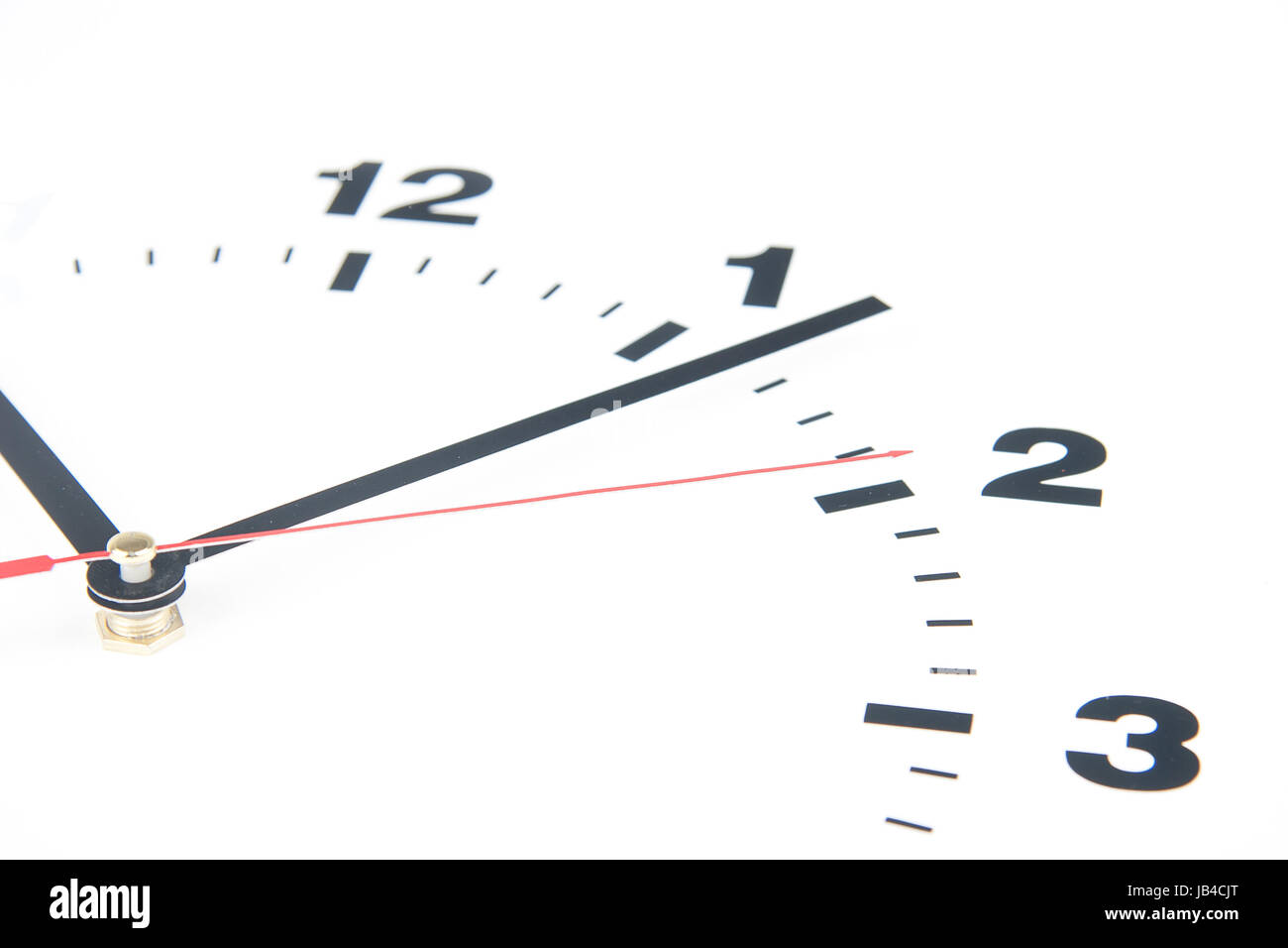 Dial of the clock isolated on white background Stock Photo - Alamy
