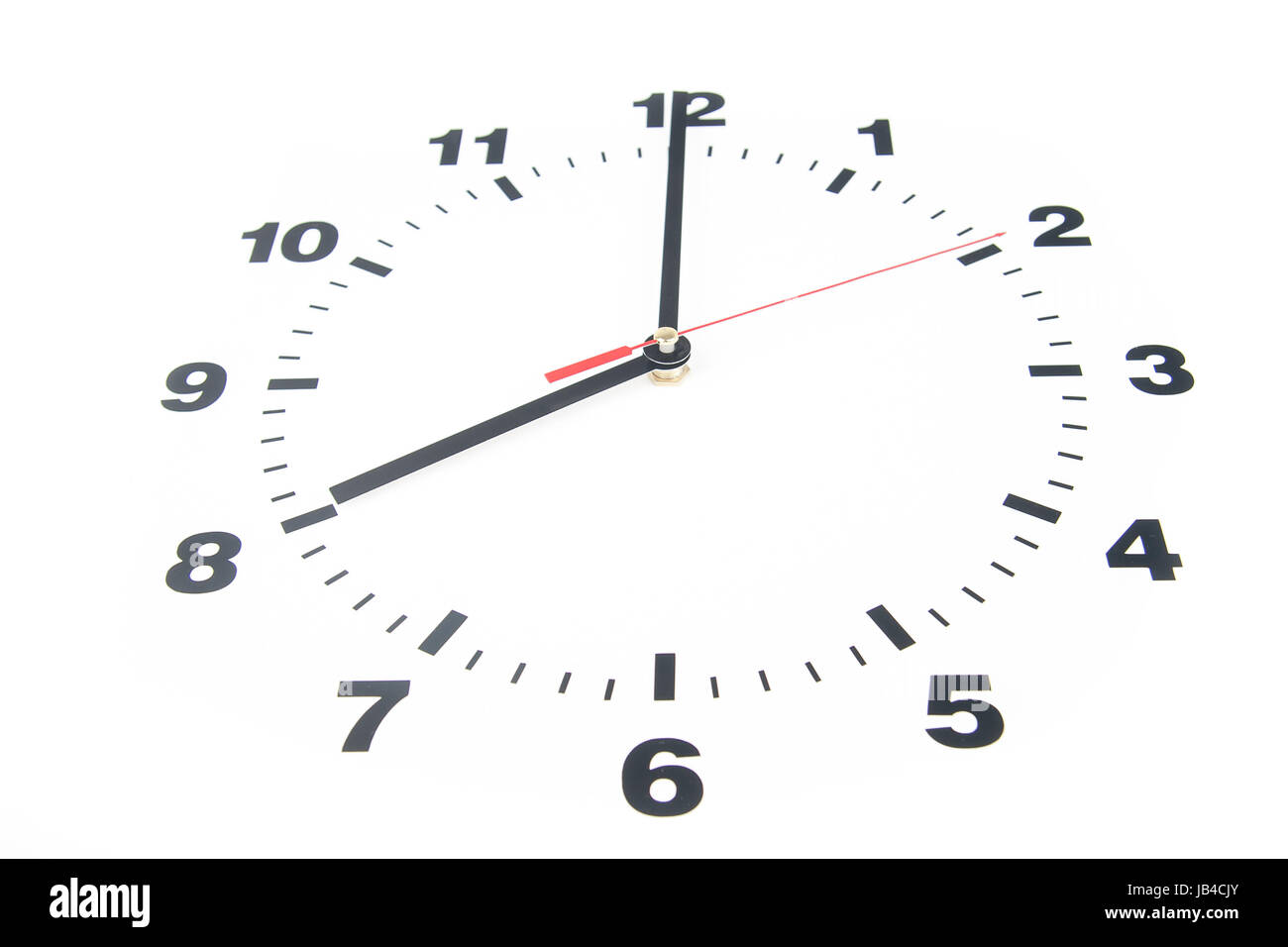 Dial of the clock isolated on white background Stock Photo - Alamy