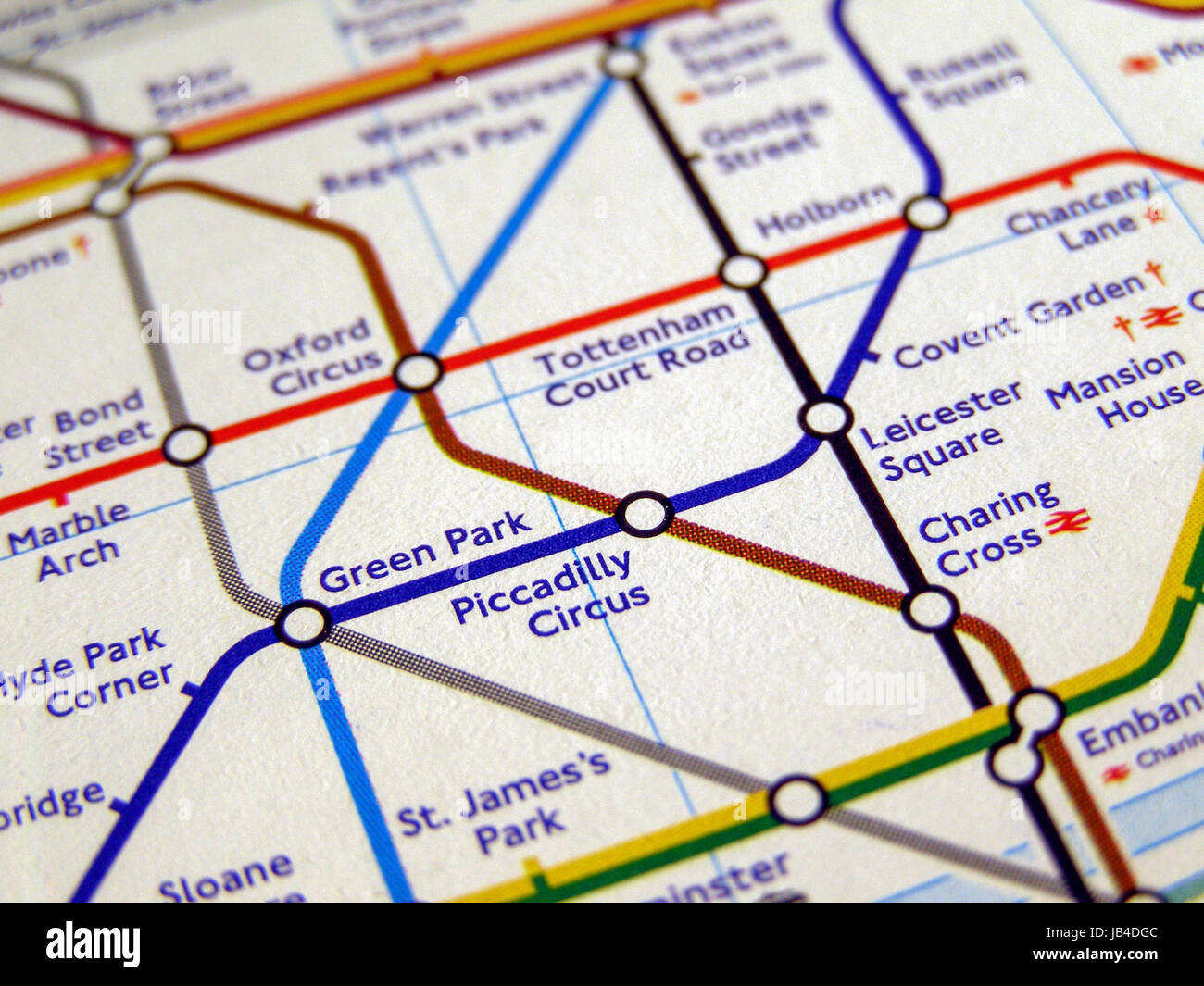 London underground map hi-res stock photography and images - Alamy