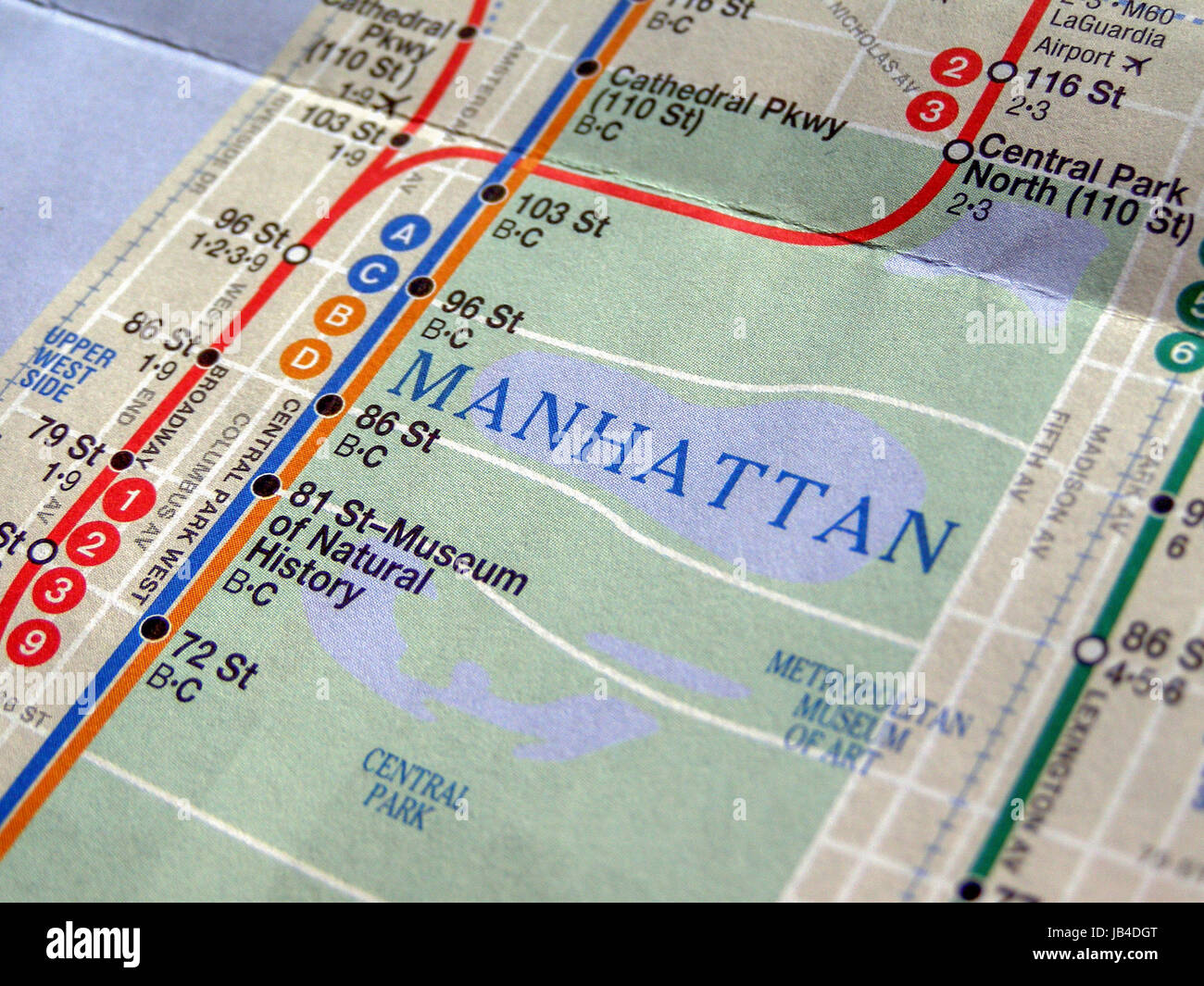 New york metro map hi-res stock photography and images - Alamy
