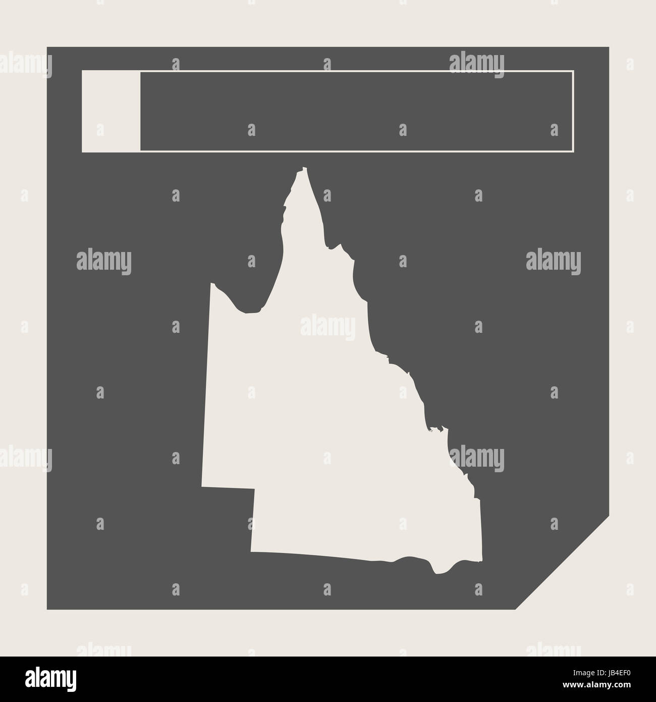 Map of queensland illustration hi-res stock photography and images - Alamy