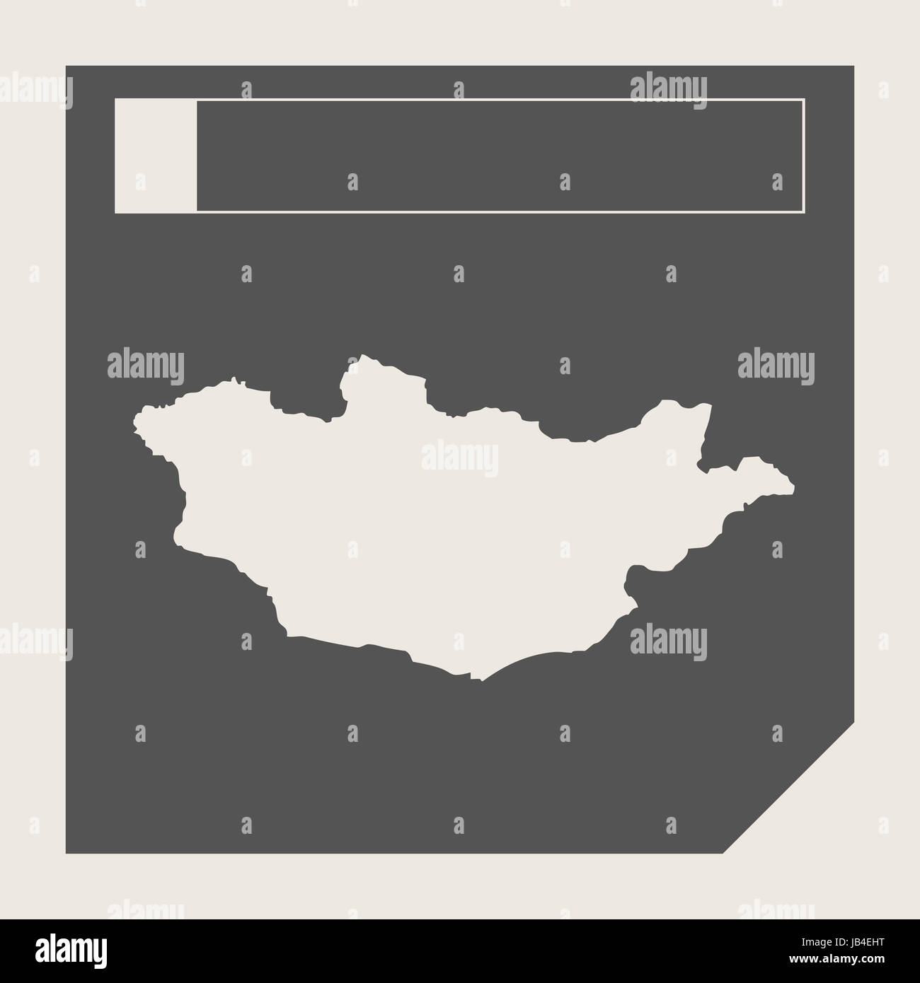 Mongolia map button in responsive flat web design map button isolated ...