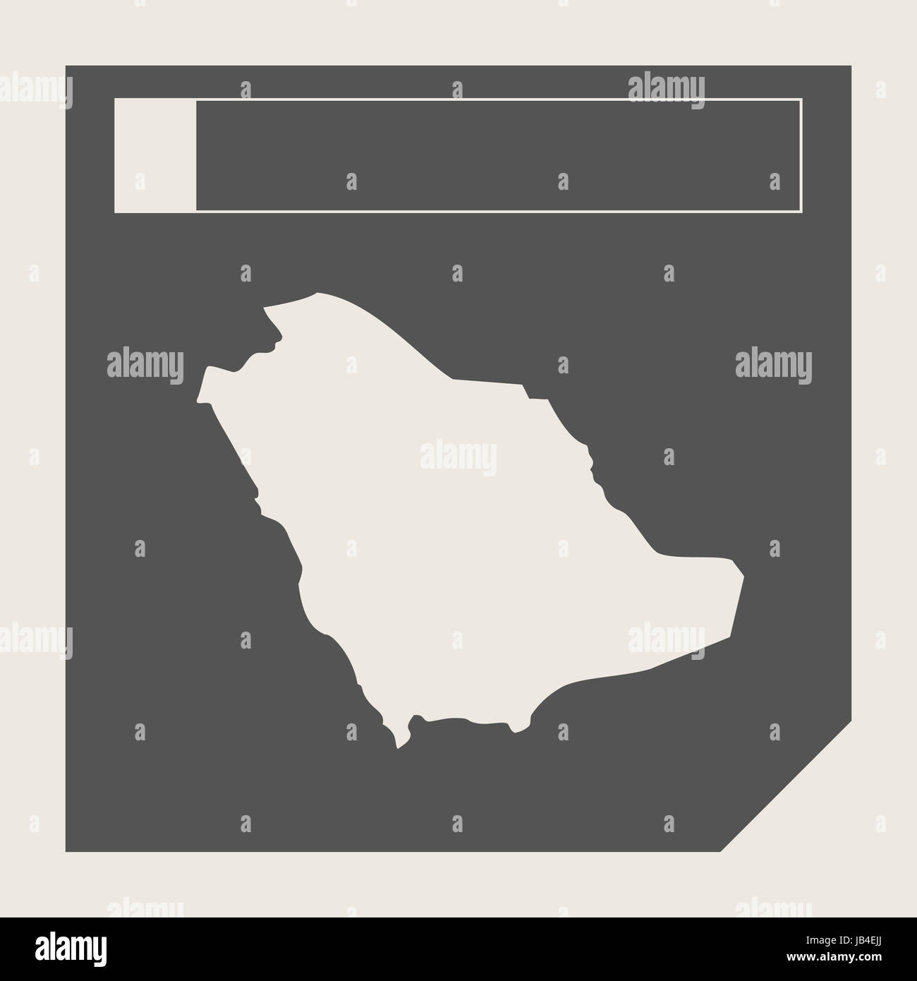 Saudi Arabia map button in responsive flat web design map button ...