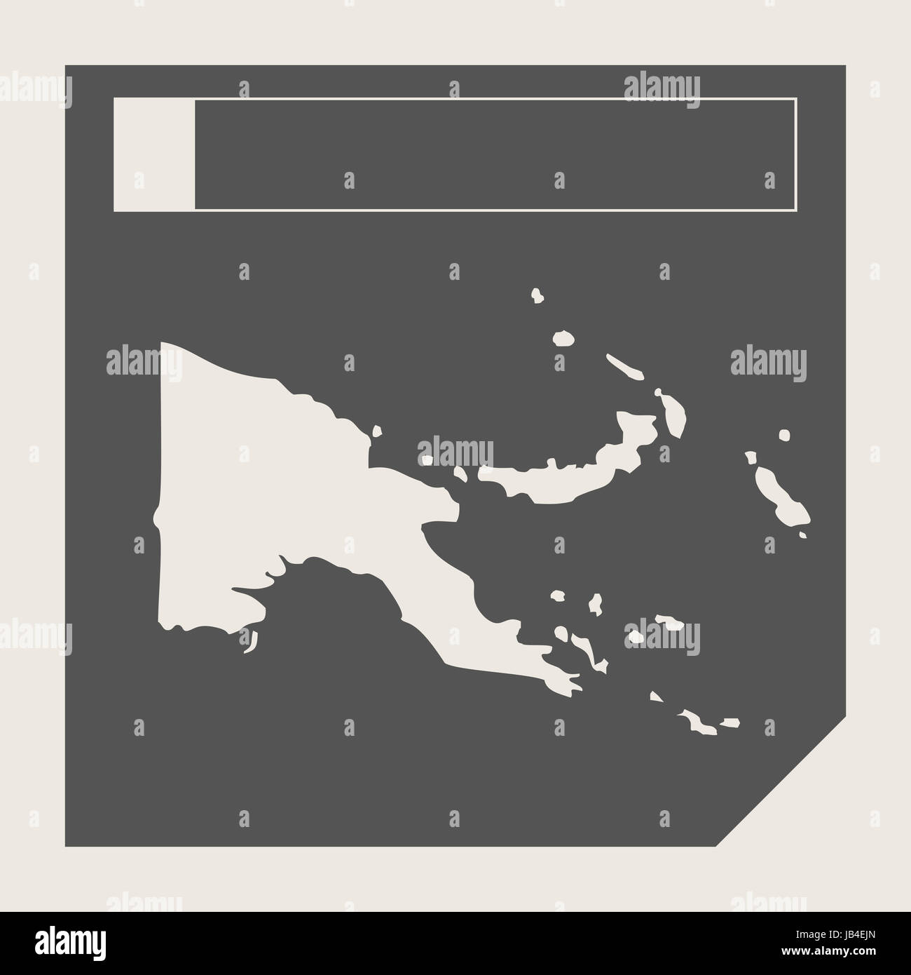 Papa New Guinea map button in responsive flat web design map button ...