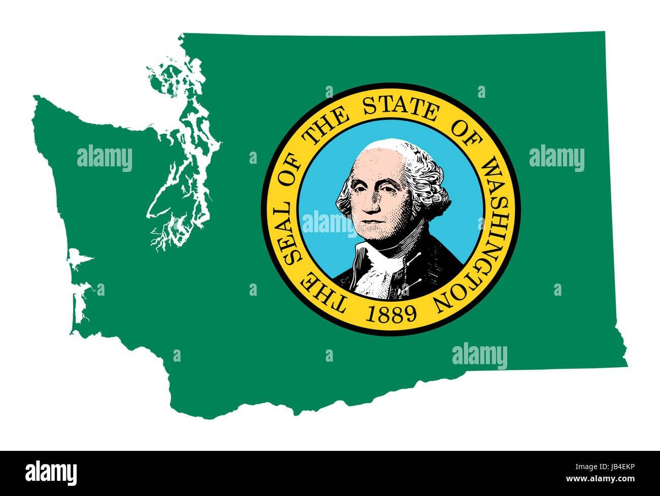 Washington State Map Stock Photos & Washington State Map Stock Images ...