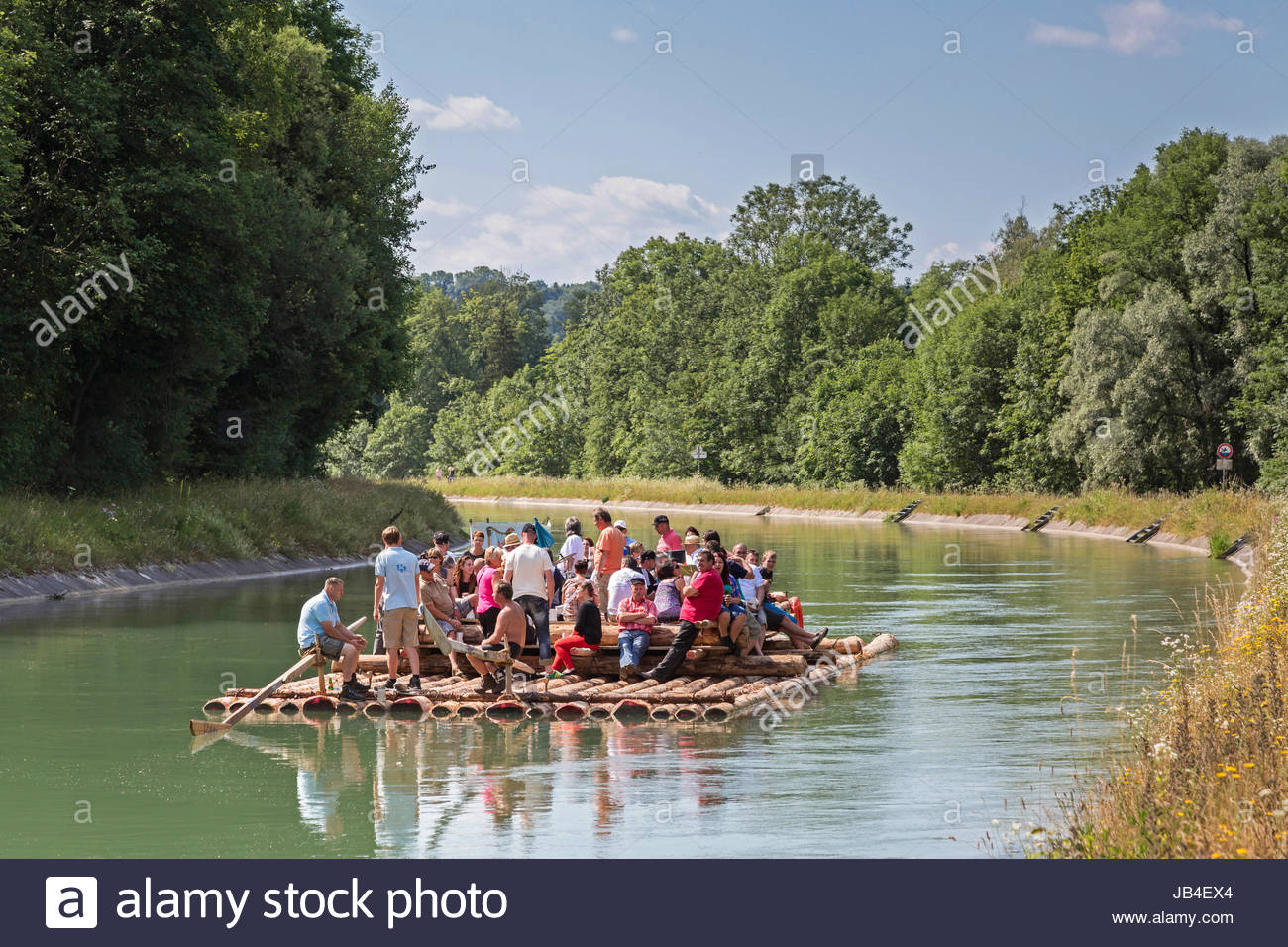 Isar Flossfahrt Stock Photos & Isar Flossfahrt Stock Images - Alamy