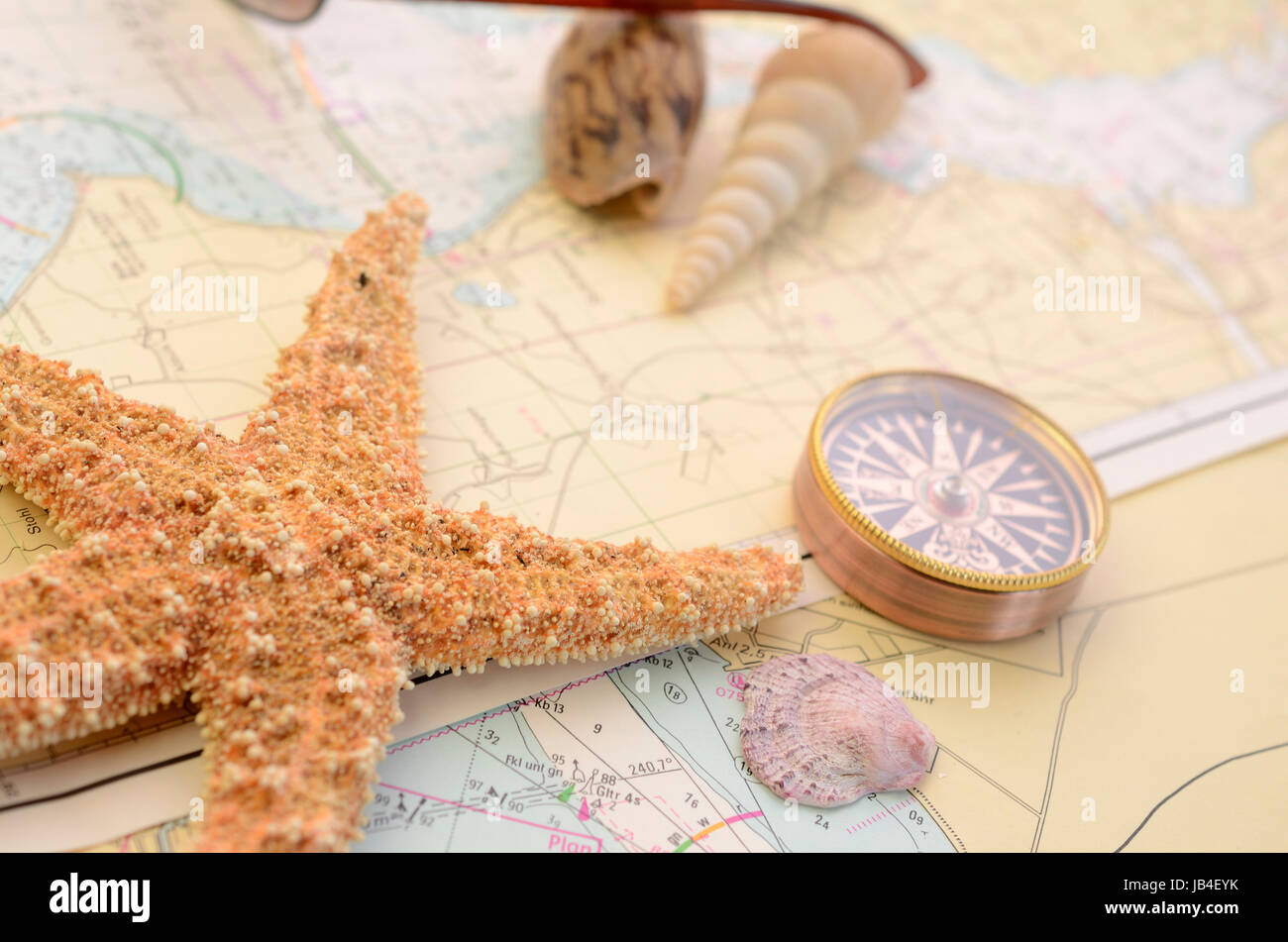 Ship compass hi-res stock photography and images - Alamy