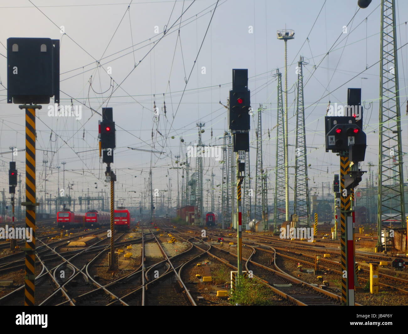 Rail maze hi-res stock photography and images - Alamy