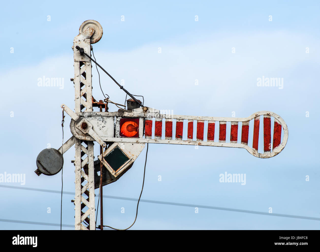 Train Semaphore High Resolution Stock Photography and Images - Alamy