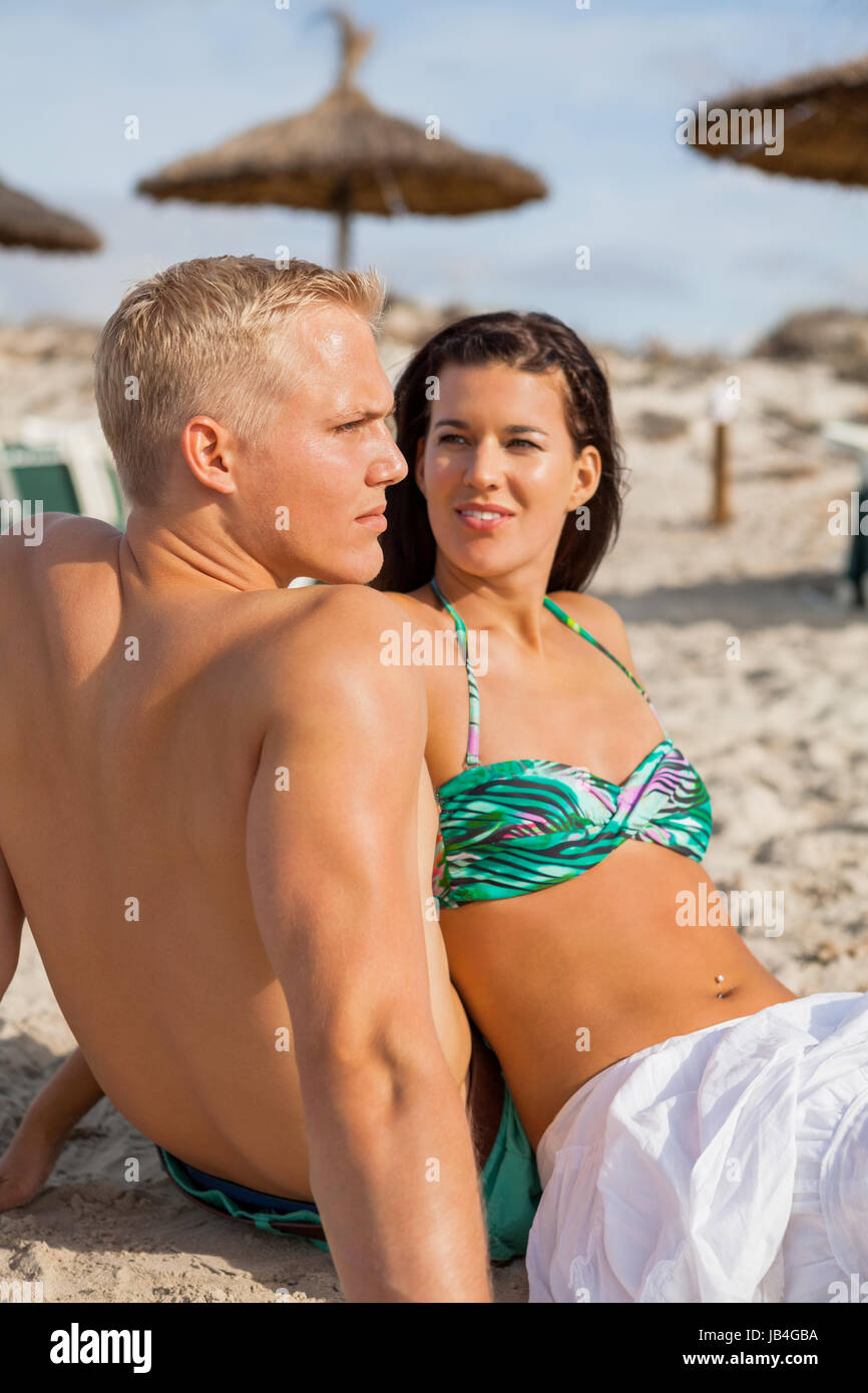 Sonne am strand hi-res stock photography and images - Alamy