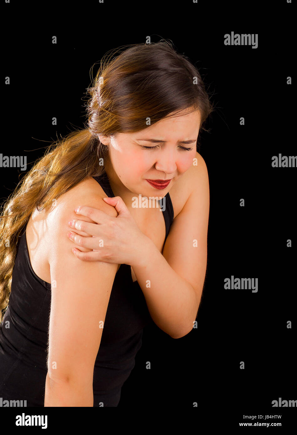 Female neck shoulder muscles anatomy hi-res stock photography and ...