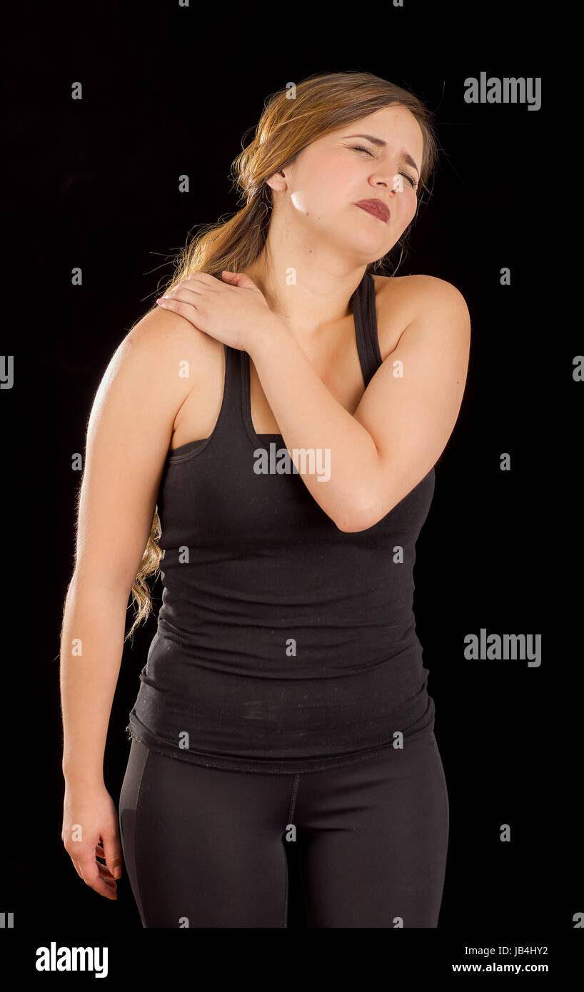 Female neck shoulder muscles anatomy hi-res stock photography and ...