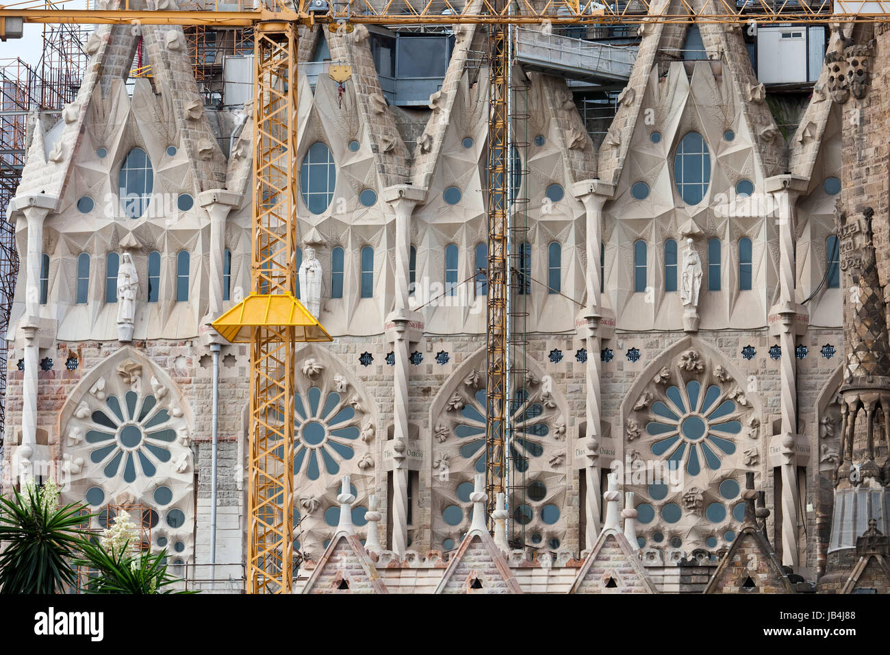 Famous architecture masterpiece Sagrada Familia in Barcelona, Spain ...