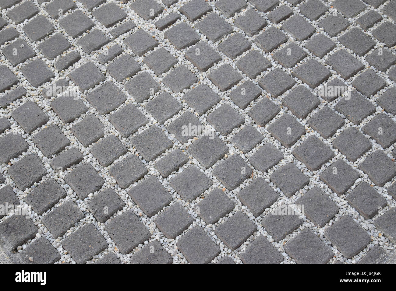 pattern of granite cobble stoned pavement background Stock Photo - Alamy
