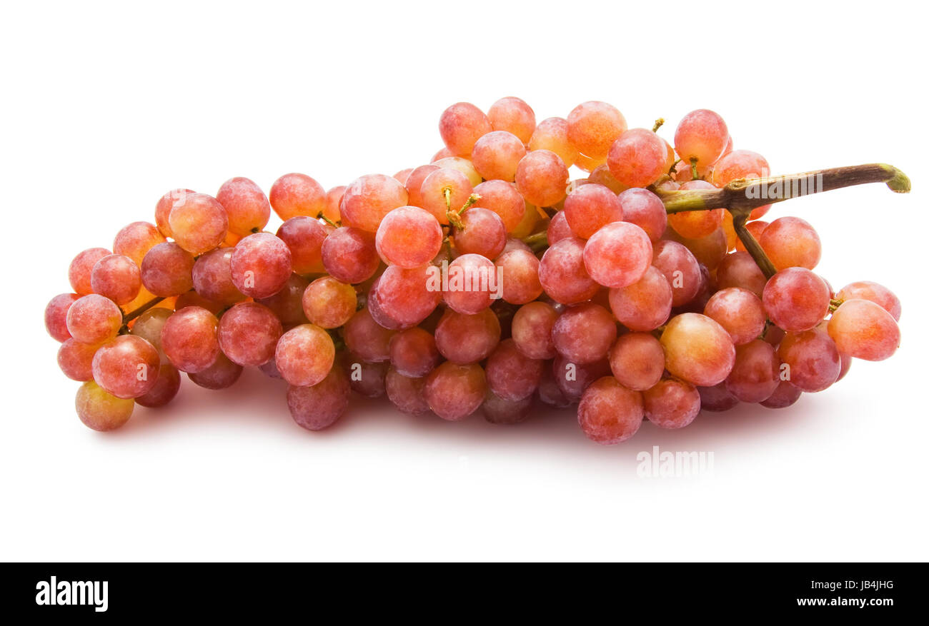 Branch of grapes isolated on white background Stock Photo - Alamy