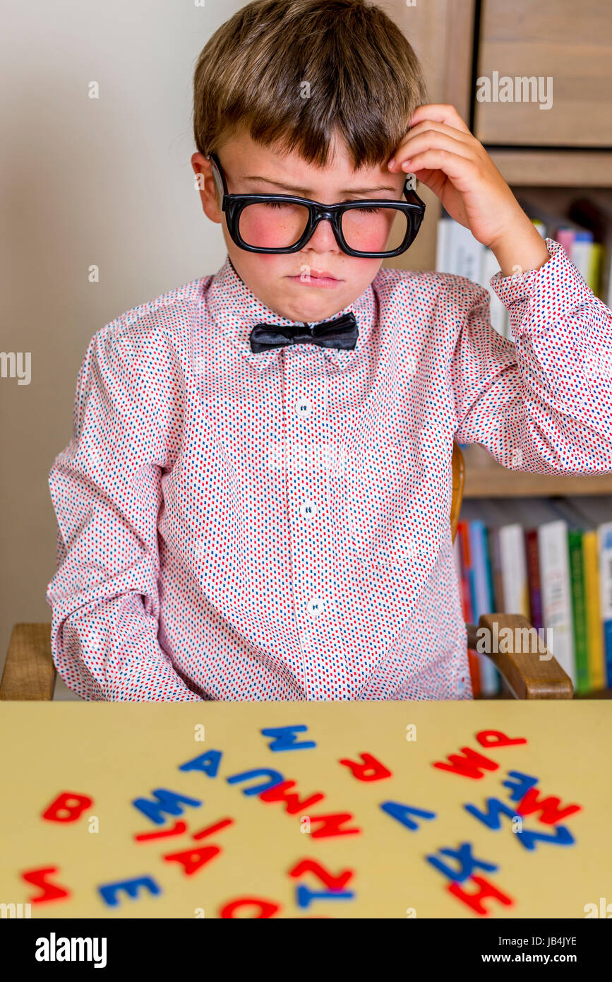 Nerdy Boy High Resolution Stock Photography and Images - Alamy
