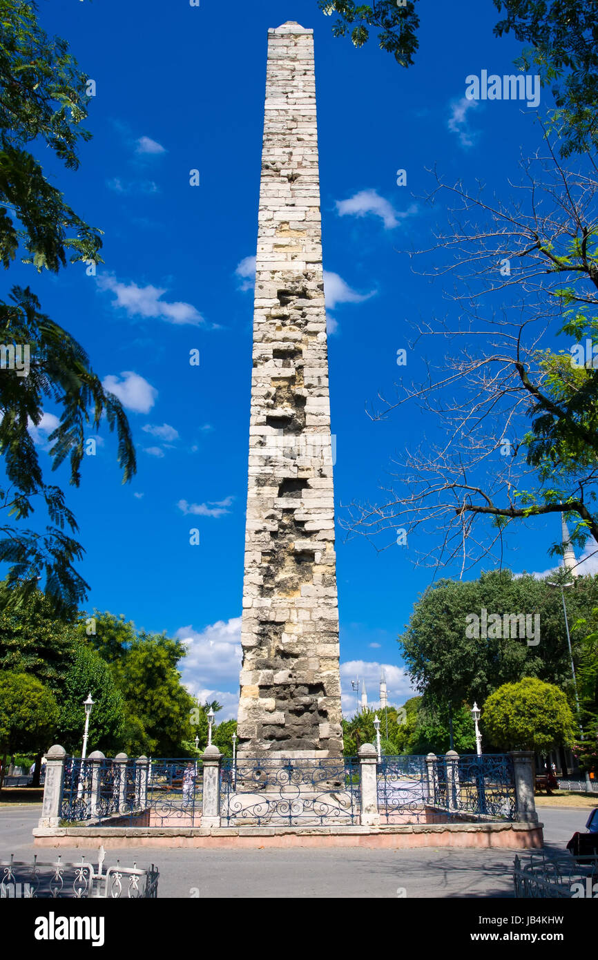Ancient Column of Constantine Porphyrogenitus at Hippodrome, Istanbul ...