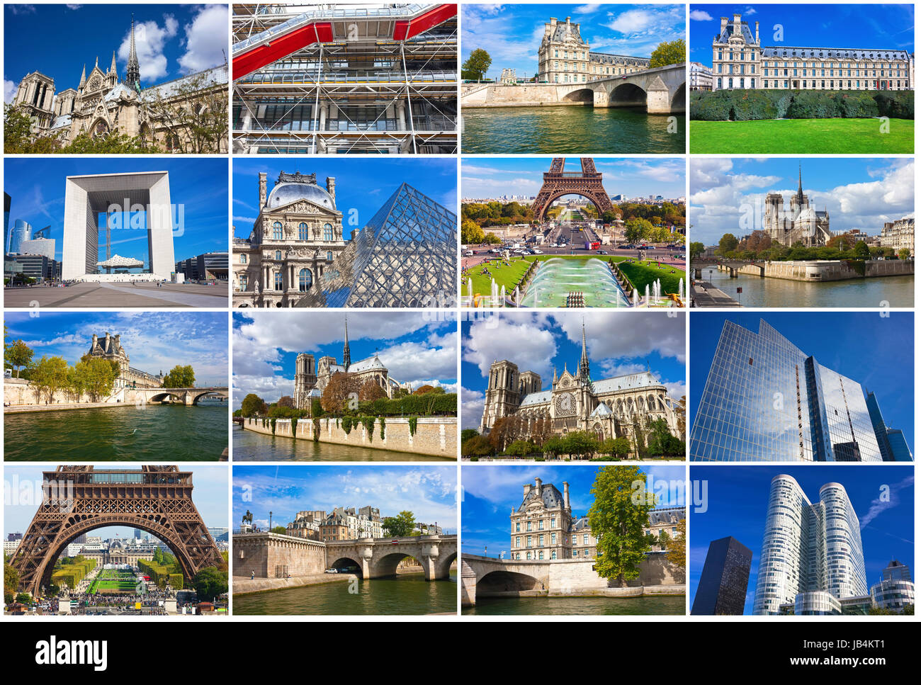 Collection of beautiful photos in Paris, France Stock Photo - Alamy
