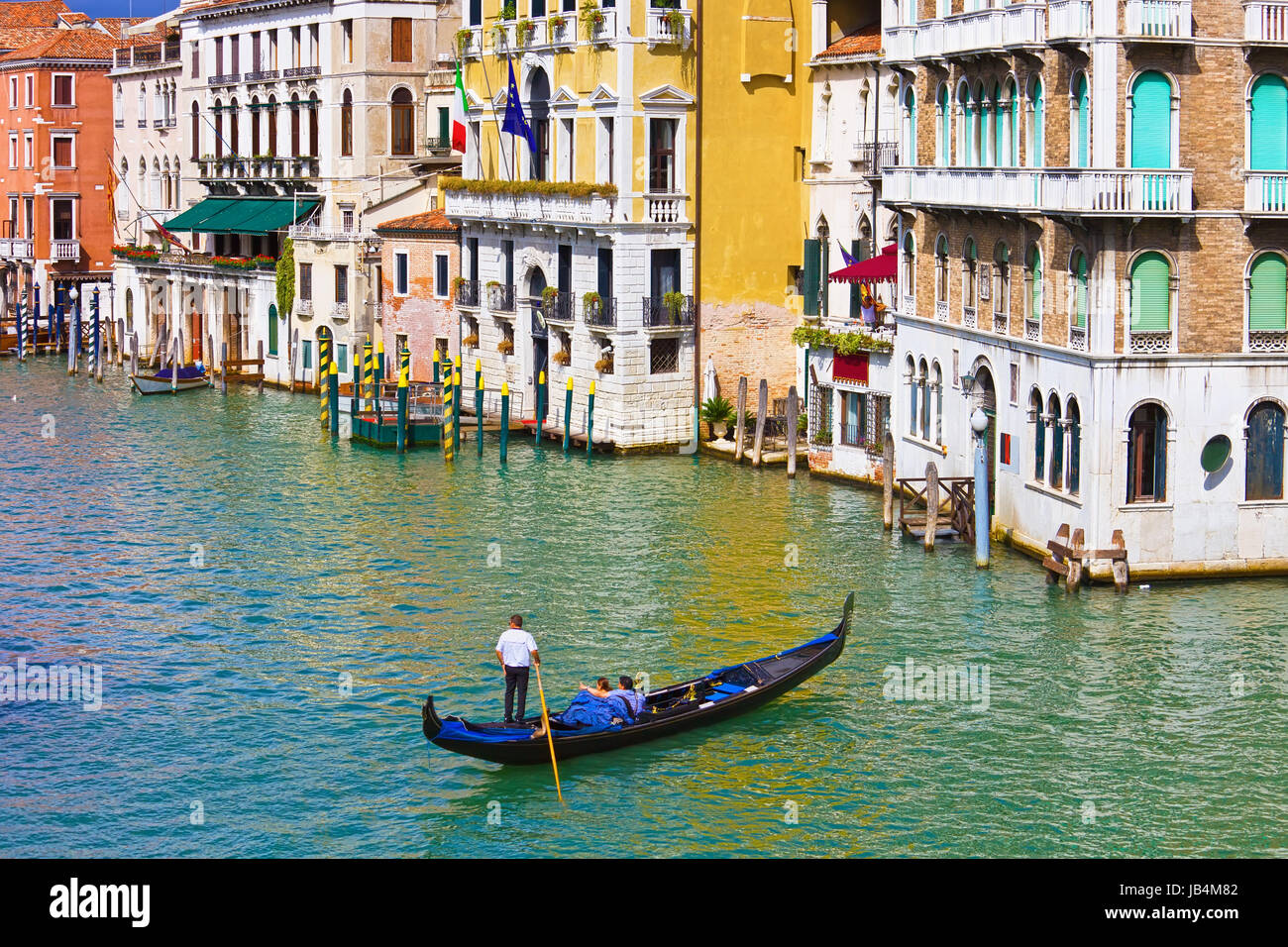 Beautiful view of famous Grand Canal in Venice, Italy Stock Photo - Alamy