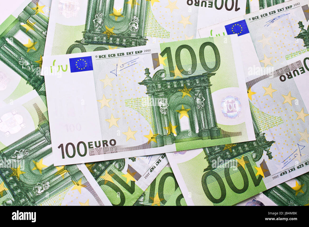Many euro banknotes making european currency background Stock Photo - Alamy