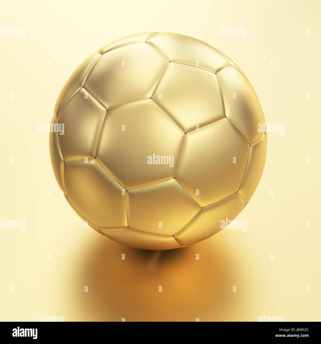 Beautiful golden football render award isolated with clipping path ...