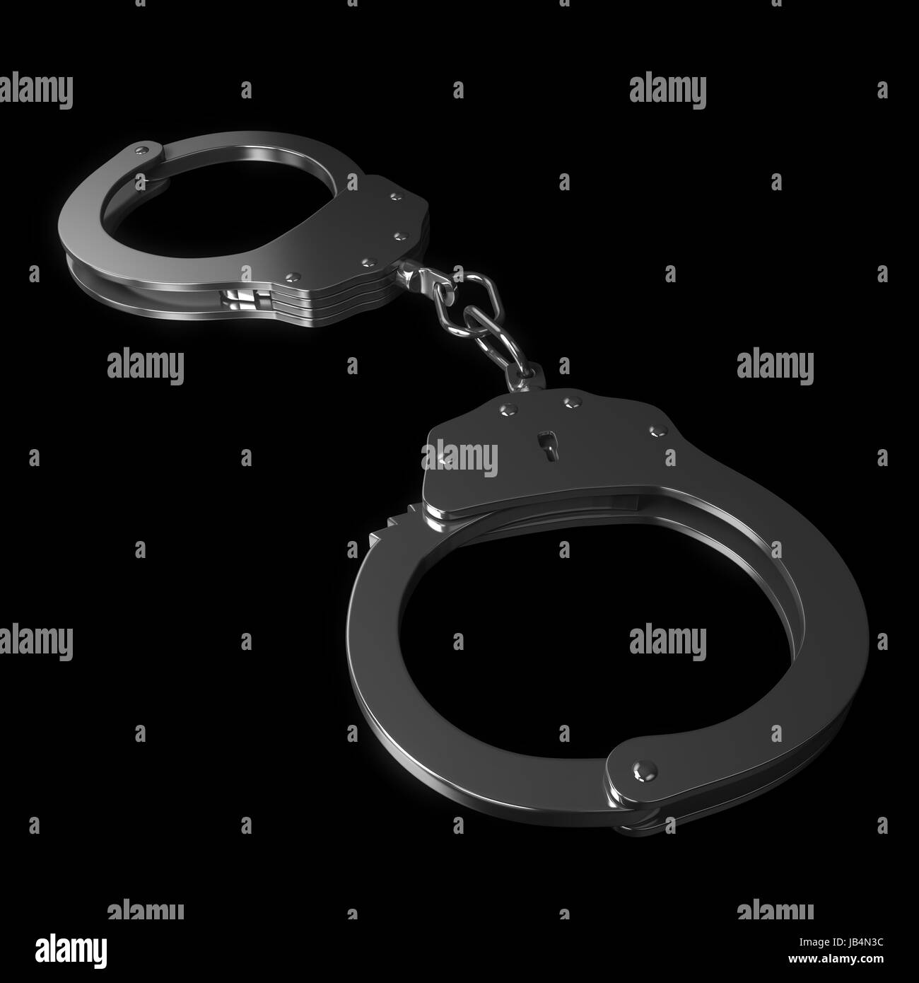 Handcuffs Handcuffs Manacles Shackles Irons Black and White Stock ...