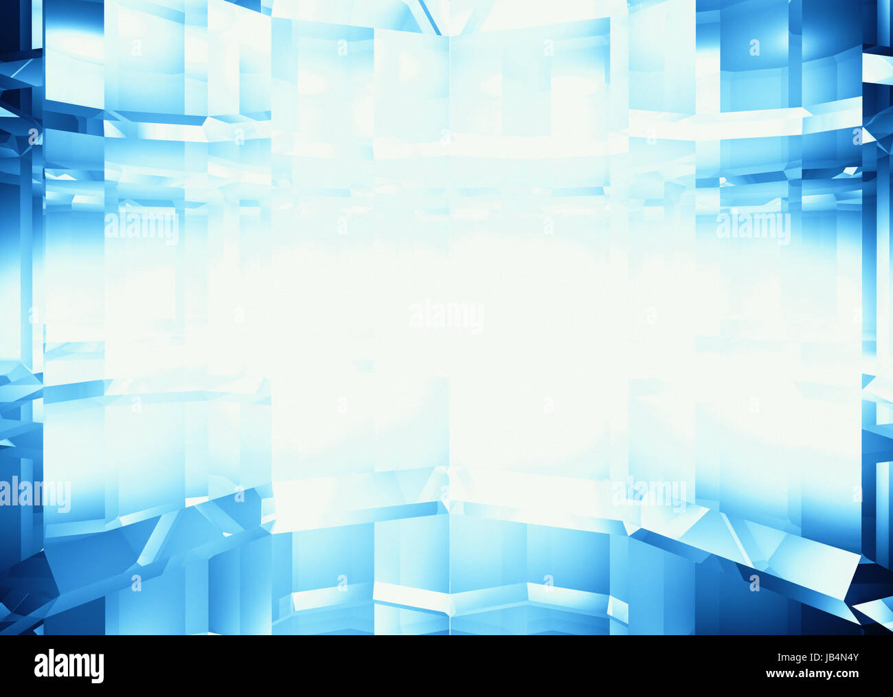 Abstract blue facet background with space fot text Stock Photo - Alamy