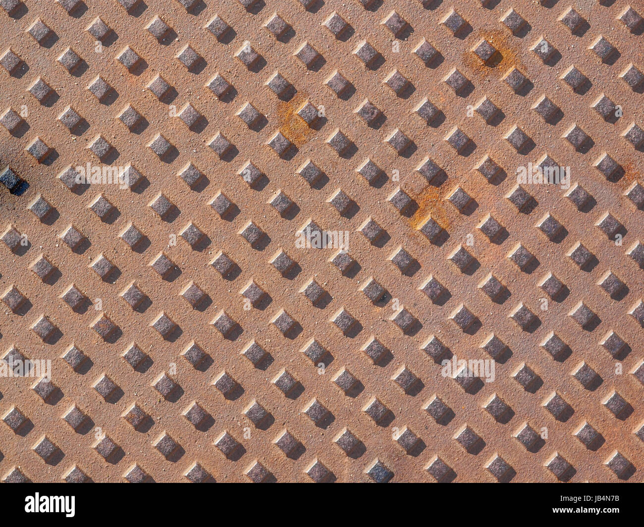Diamond steel metal sheet useful as background Stock Photo - Alamy