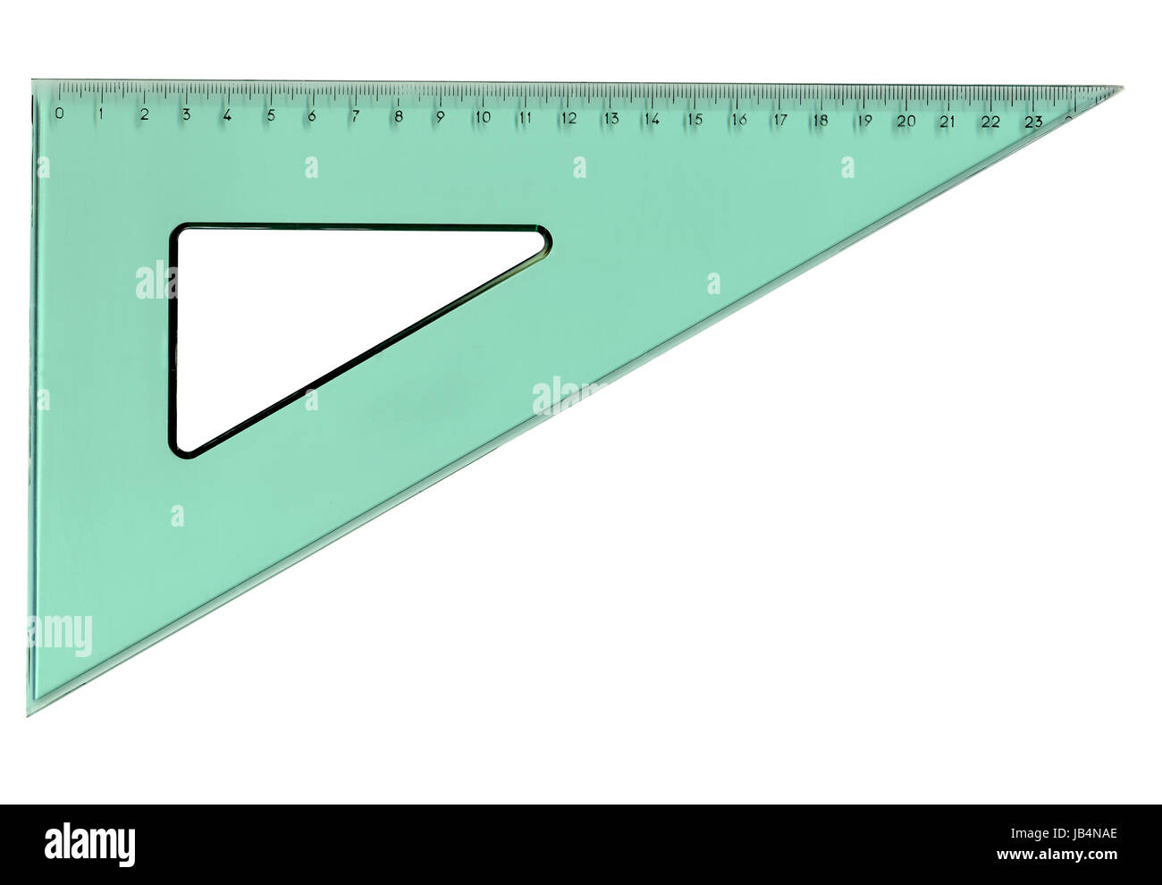 Set square triangle used in engineering and technical drawing Stock ...