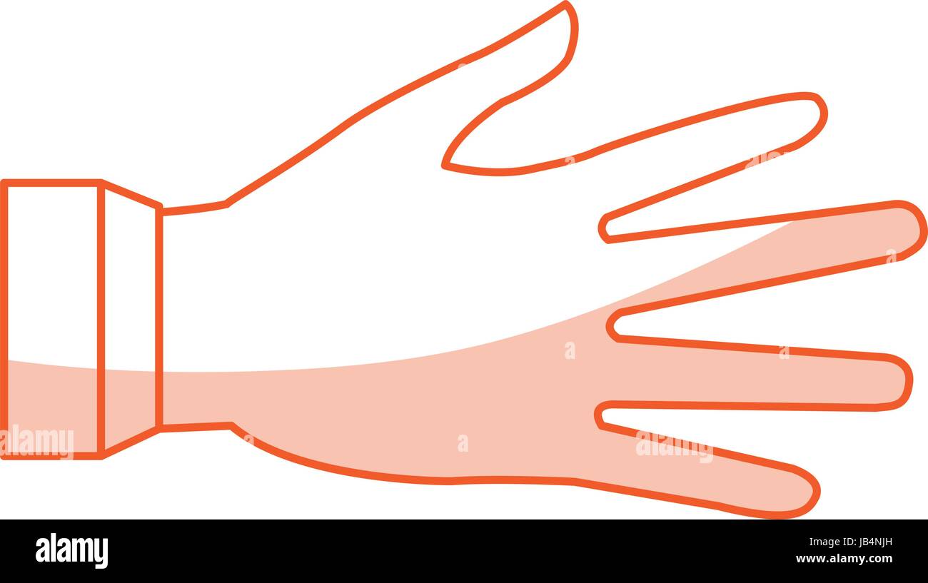 hand illustration cartoon silhouette shadow Stock Vector Image & Art ...