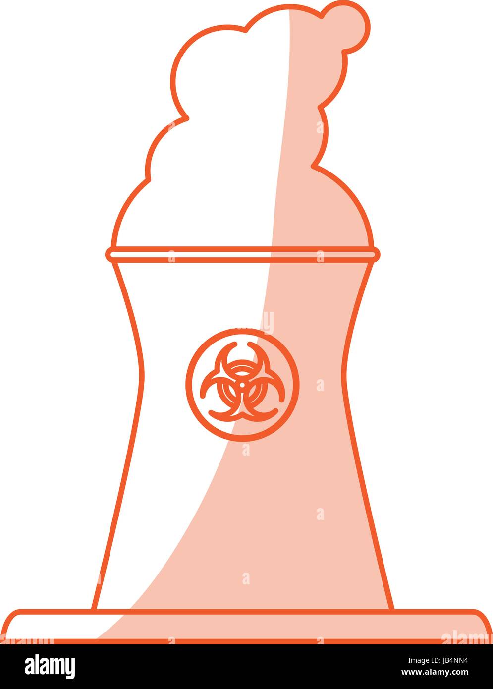 factory illustration cartoon silhouette shadow Stock Vector Image & Art ...