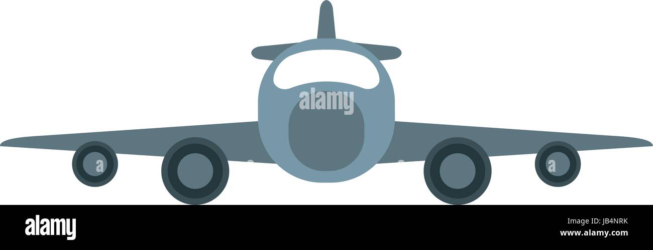 airplane flat illustration Stock Vector Image & Art - Alamy