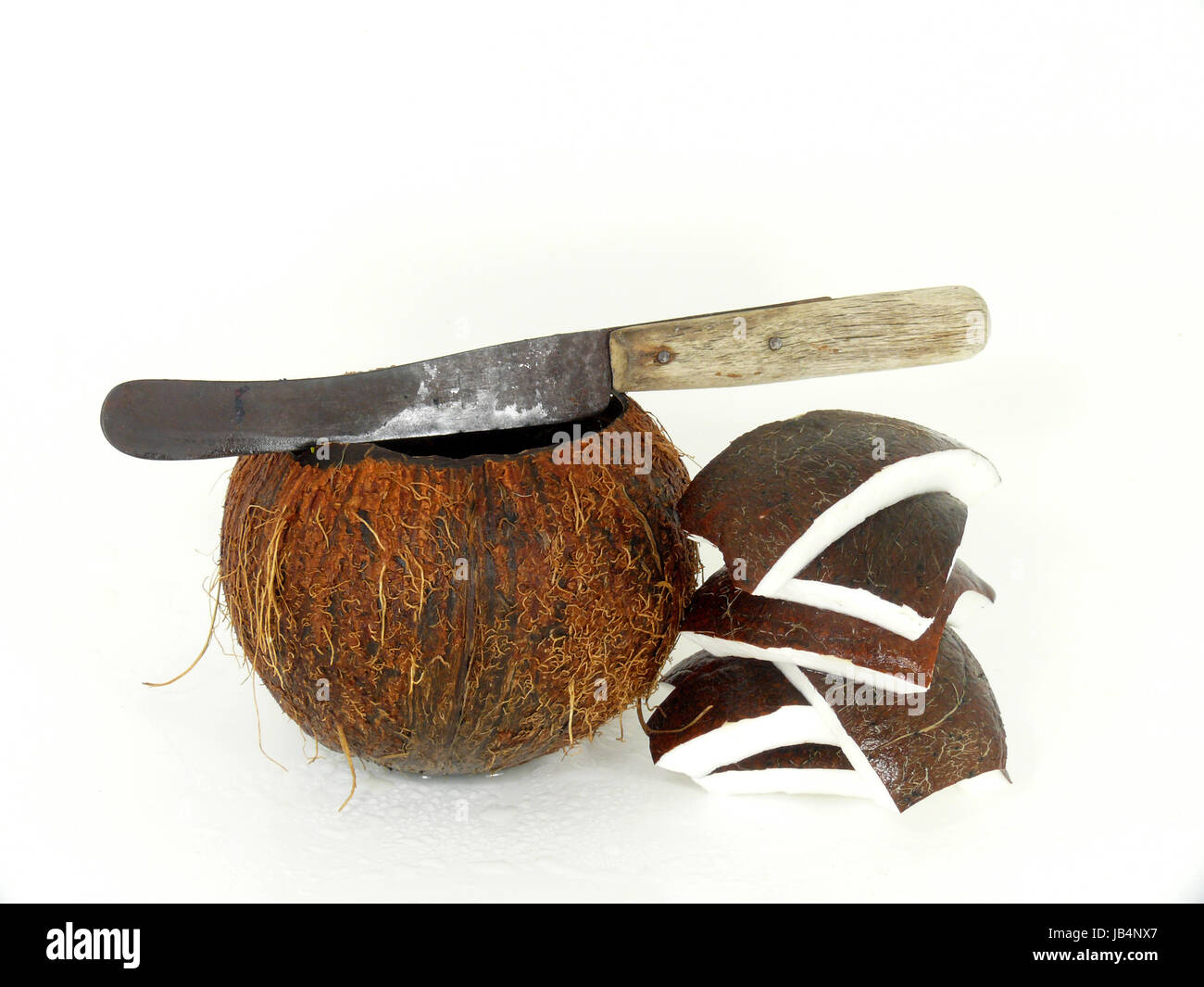 Cracking coconut hi-res stock photography and images - Alamy