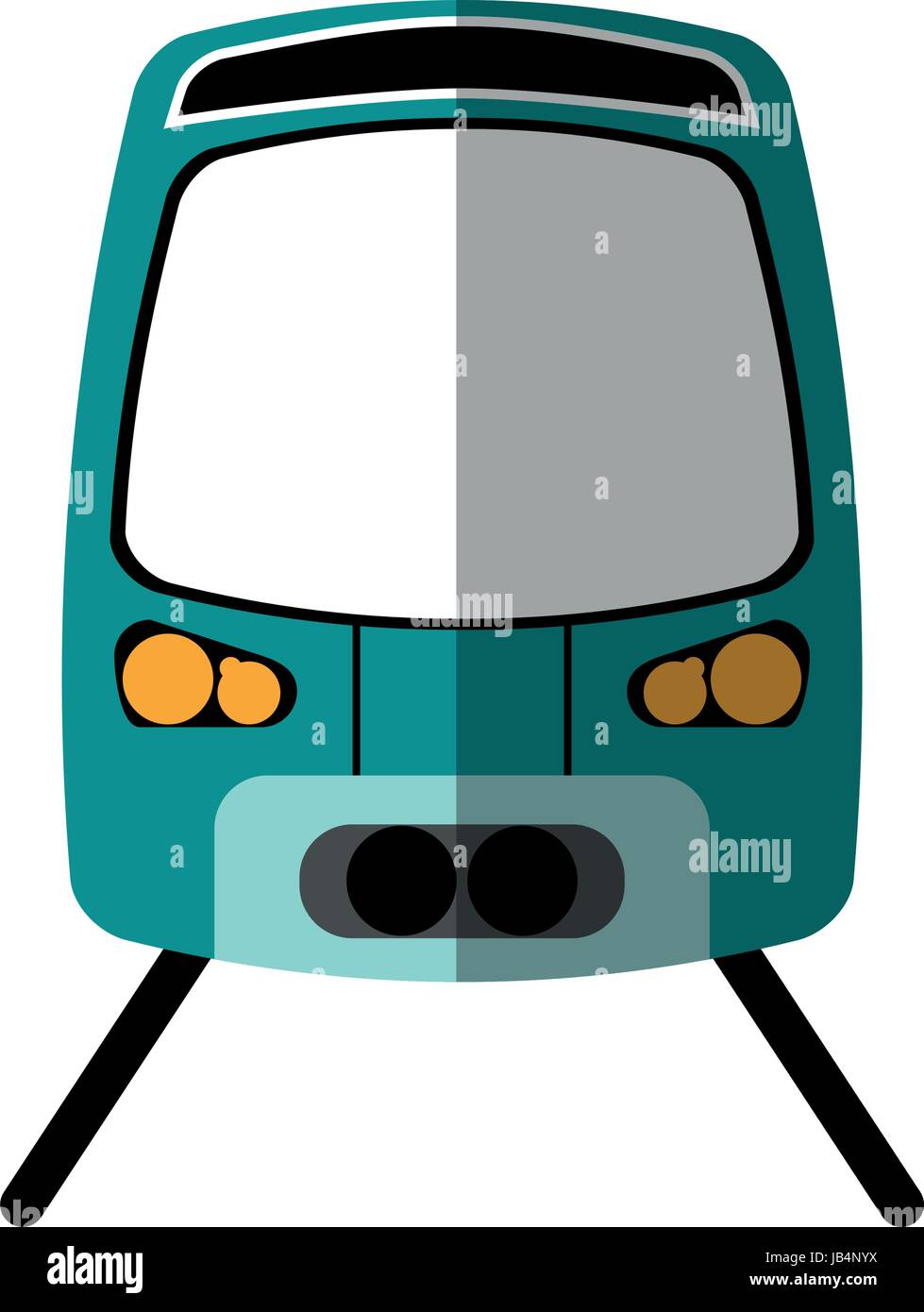 train flat illustration shadow Stock Vector Image & Art - Alamy